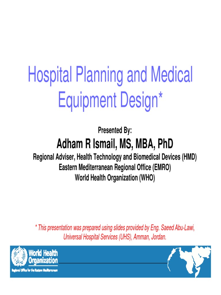 Hospital+Planning+and+Medical+Equipment+Design+ +Adham+Ismail | PDF | Hospital | Patient