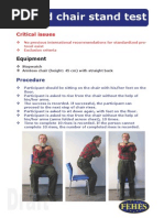 Pediatric Balance Scale | PDF | Chair | Foot
