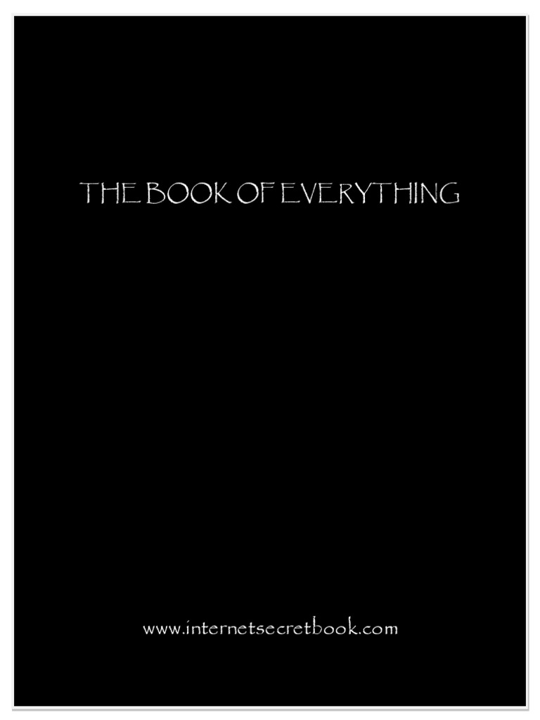 The Book of Everything - Periander-A-esplana | PDF | God The Father | Heaven