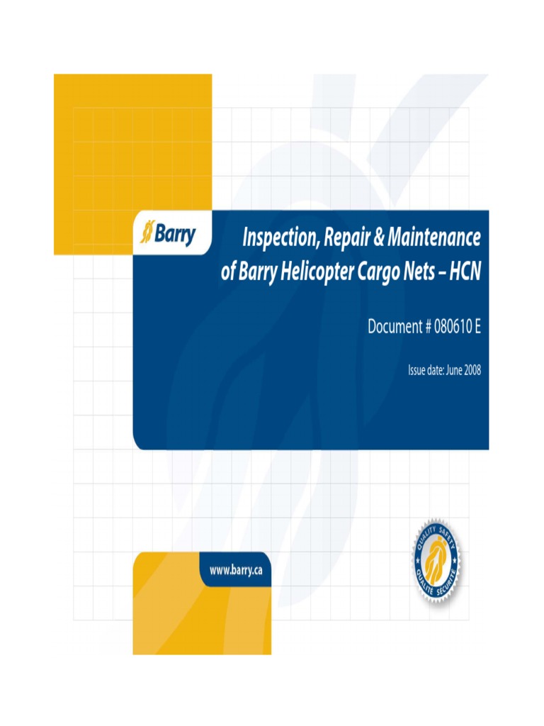Cargo Net Inspection | PDF | Rope | Risk