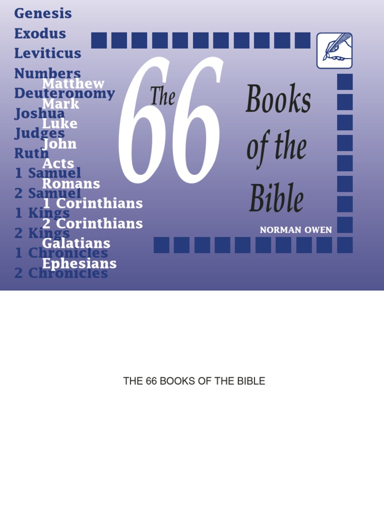 The 66 Books of The Bible | PDF | Book Of Judges | David