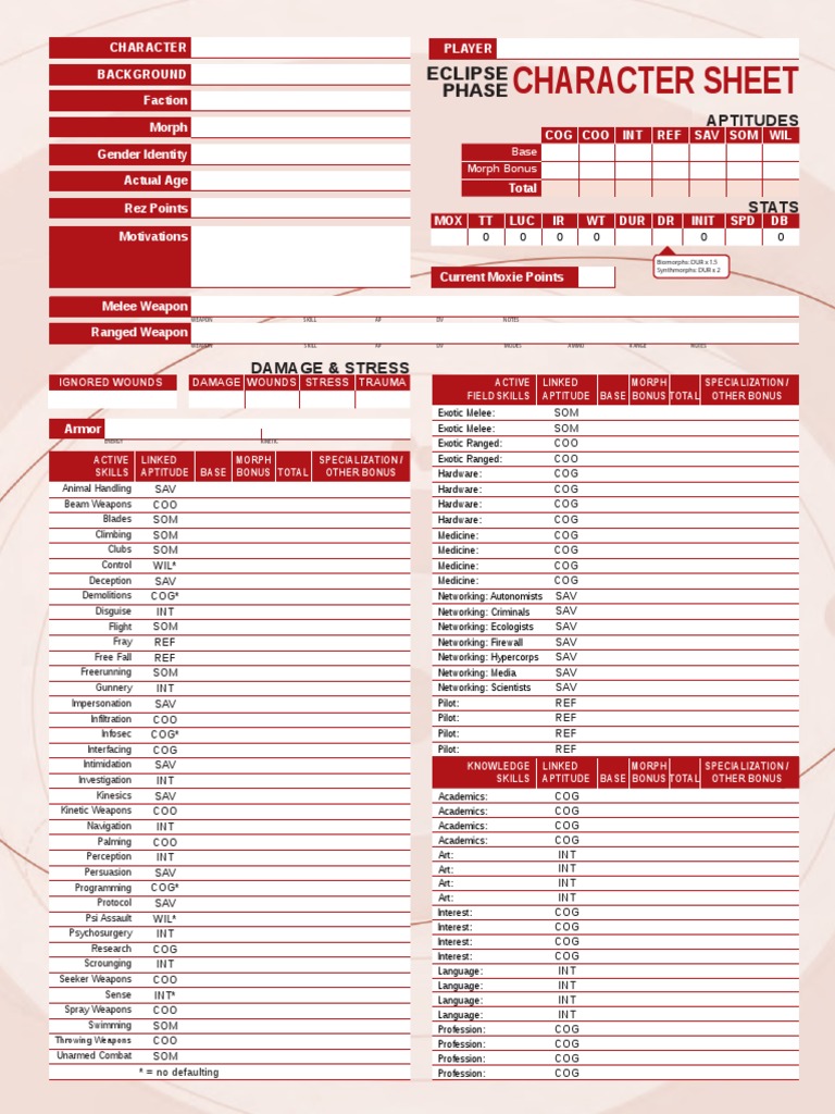 Eclipse Phase Ultimate Edition PDF | PDF