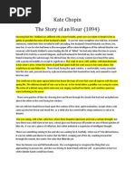 The Story of an Hour: Freedom and Loss | PDF