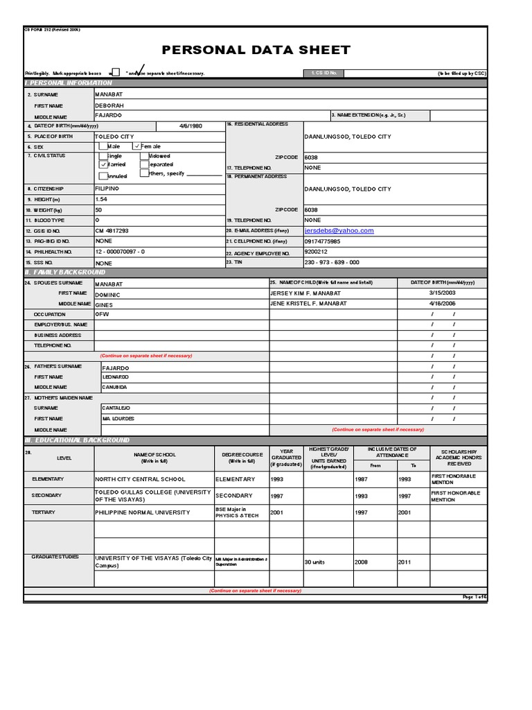 PDS Debbie | PDF | Social Institutions | Social Science