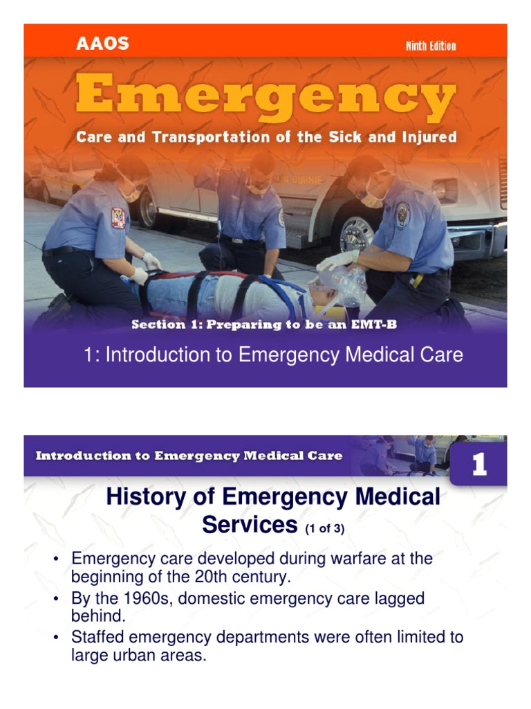 Chapter 1 Ems | PDF | Emergency Medical Services | Public Services