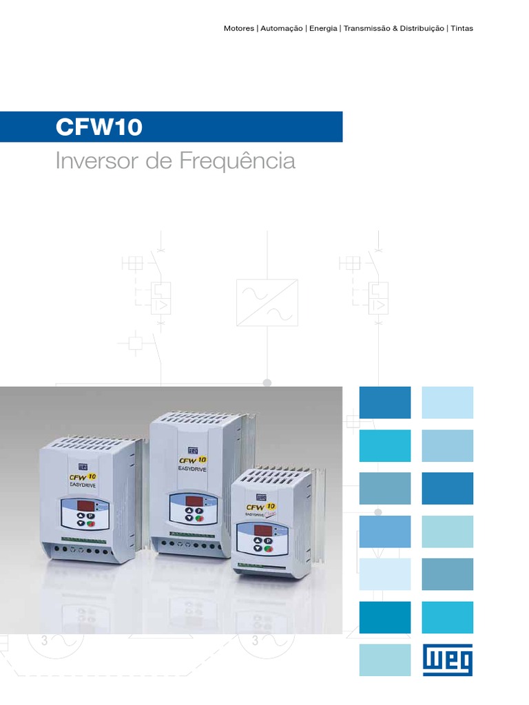 WEG - Inversor de Frequência CFW-10 | Corrente Direta | Relé