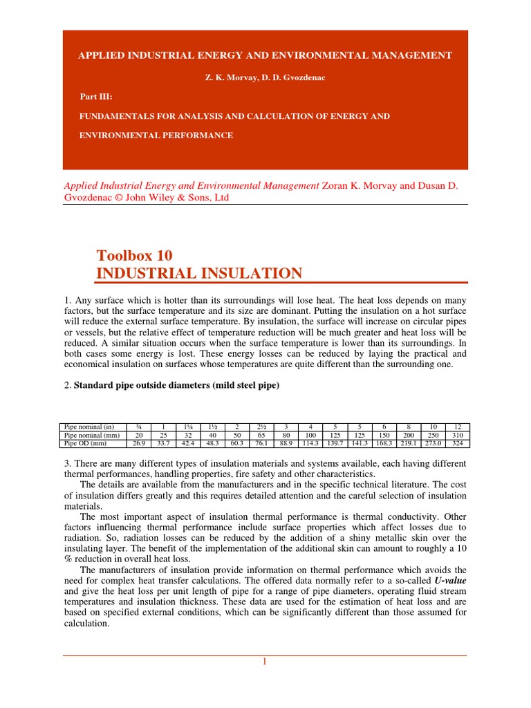 Insulation Calculation | PDF