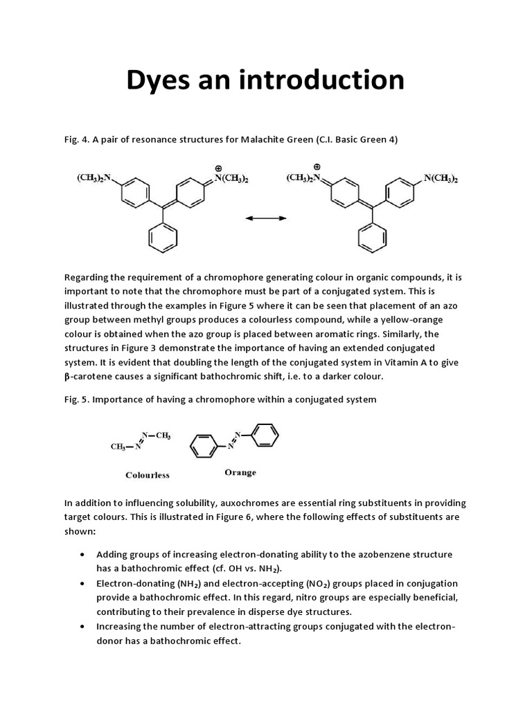 Dyes An Introduction A Project PDF | PDF | Dye | Polymers