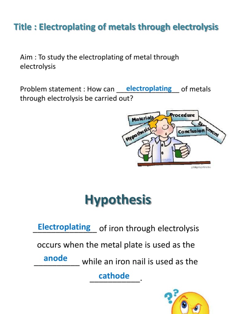 Title: Electroplating of Metals Through Electrolysis | PDF