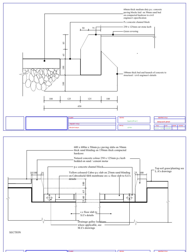 Paving Details | Environmental Design | Concrete