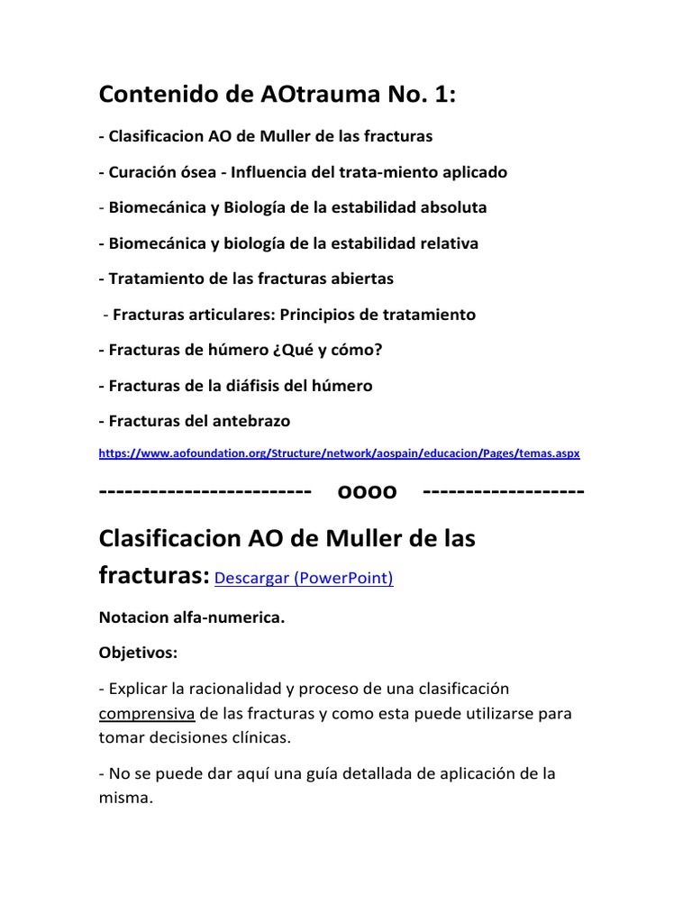 AOTrauma No. 1 | PDF | Hueso | Cartílago