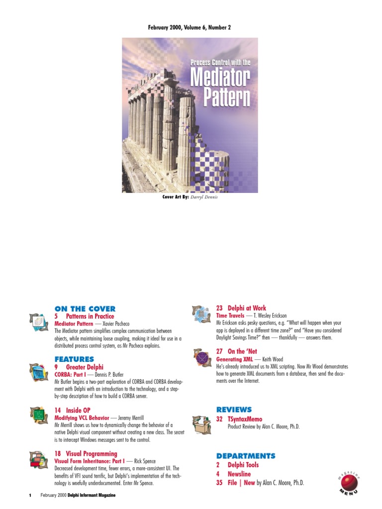 Delphi Informant Magazine Vol 6 No 2 Pdf Common Object Request Broker Architecture 