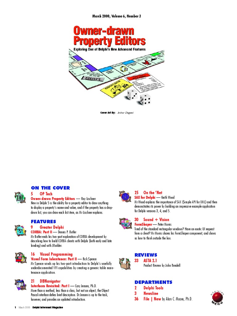 Delphi Informant Magazine Vol 6 No 3 | PDF | Common Object Request Broker Architecture ...