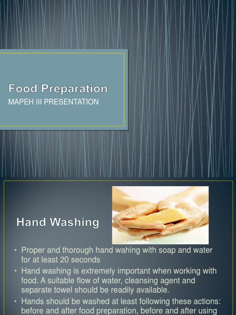 Food Preparation | PDF