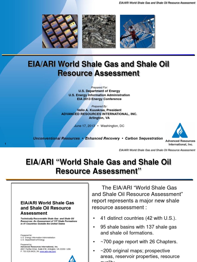 Global Shale Gas and Oil Assessment | PDF | Shale Gas | Fuel Gas