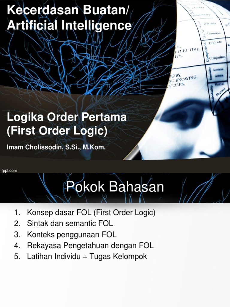 10 Logika Order Pertama First Order Logic AI EFIK V2.06 | PDF