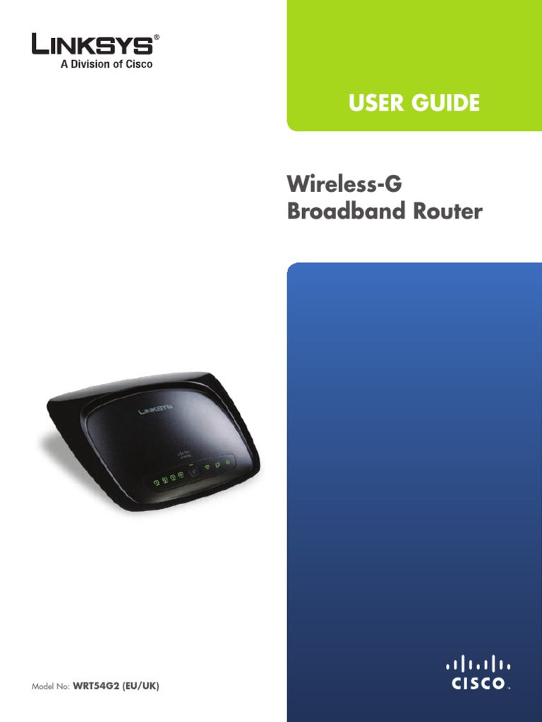 Linksys Wireless-G Broadband WRT54G2 V1 | Download Free PDF | Ip ...