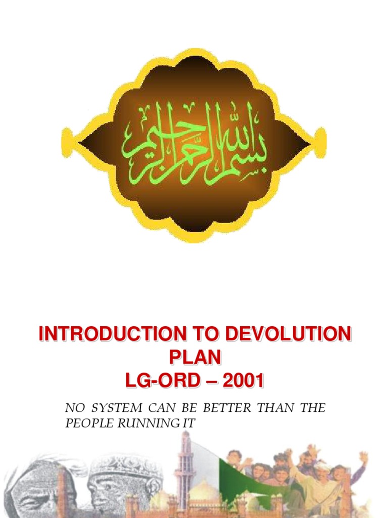 Devolution Plan | PDF | Local Government | Decentralization