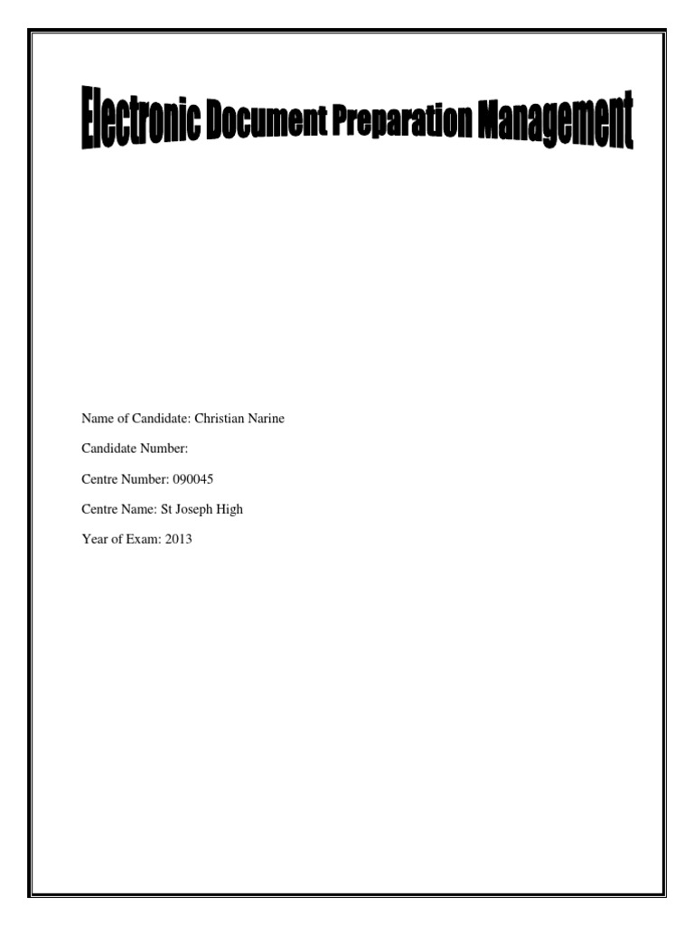 Christian Narine EDPM Sba | Fax | Computer Network