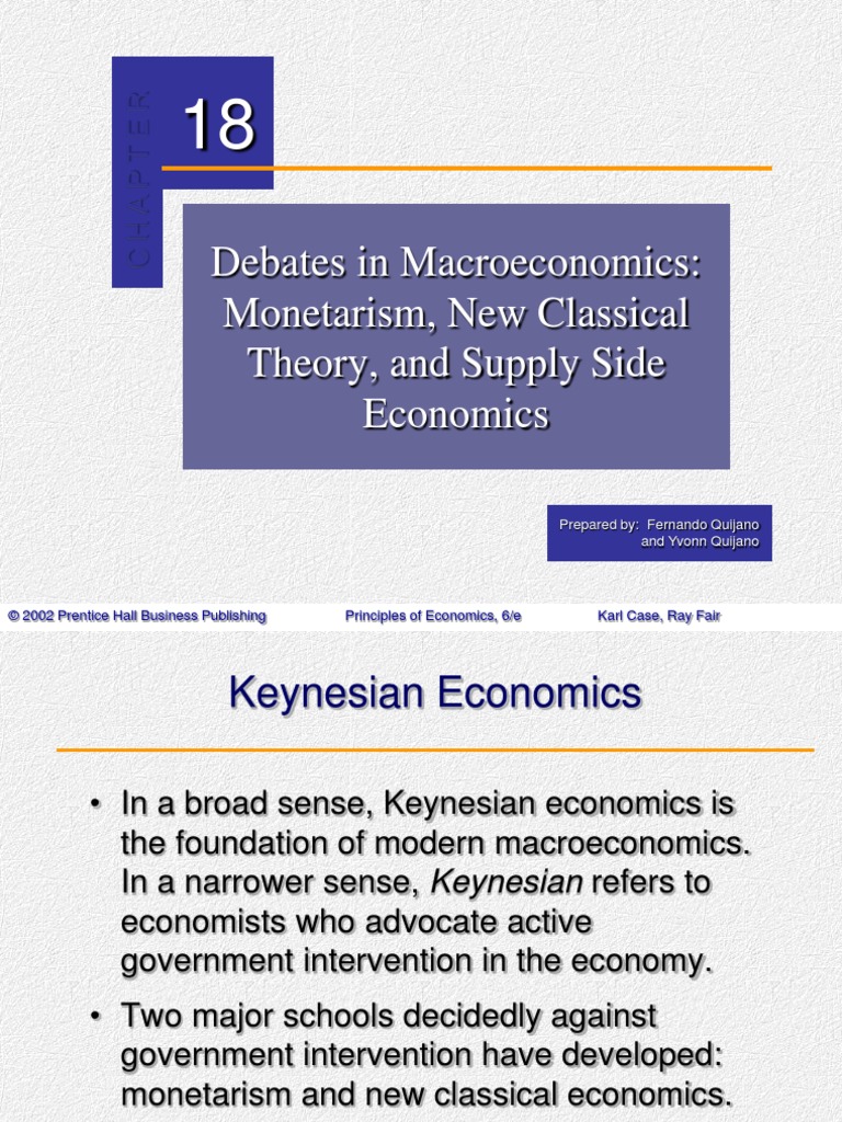 Principles of Economics Chapter 18 | PDF | Monetarism | Macroeconomics