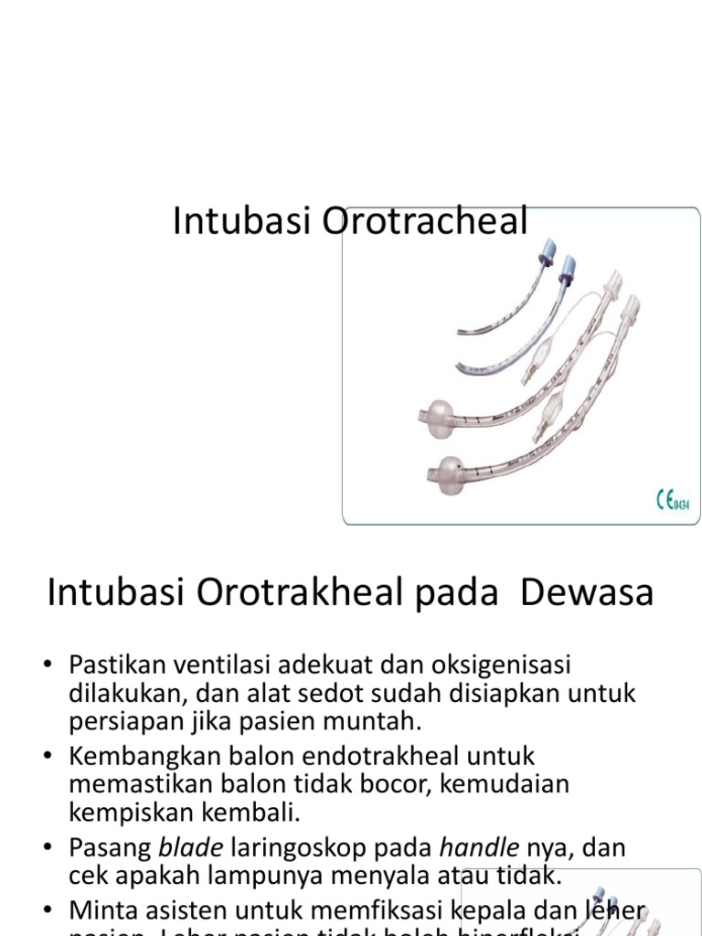 Intubasi Orotracheal | PDF