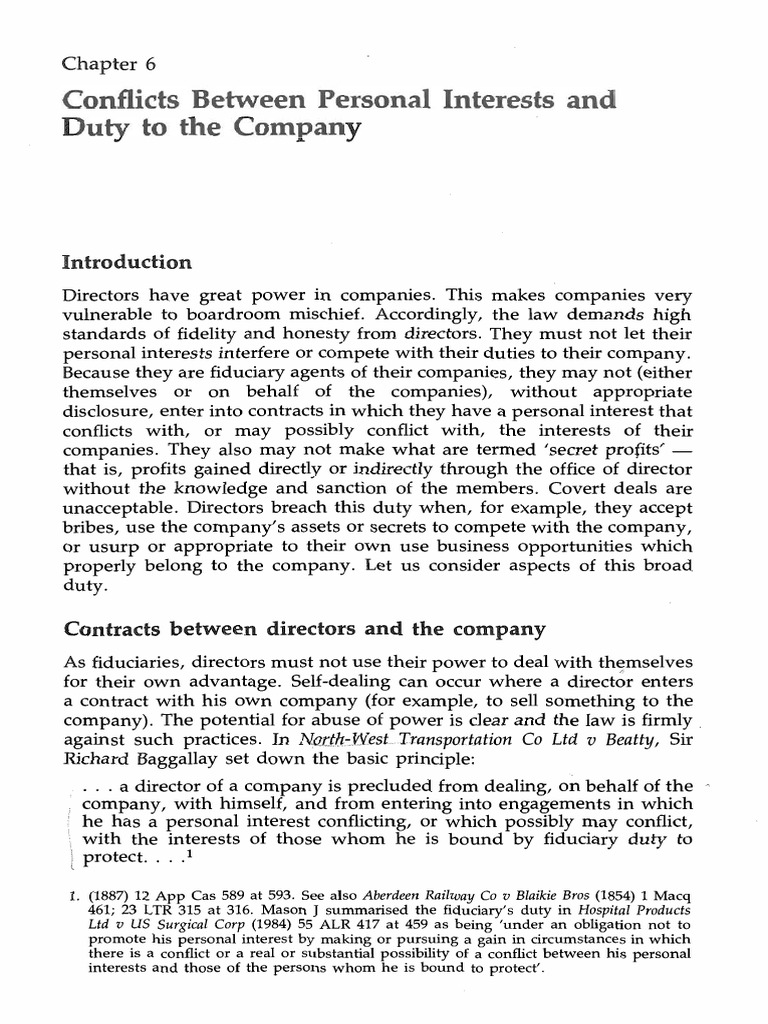 Regal Hastings and Cooks V Deeks | PDF | Fiduciary | Board Of Directors