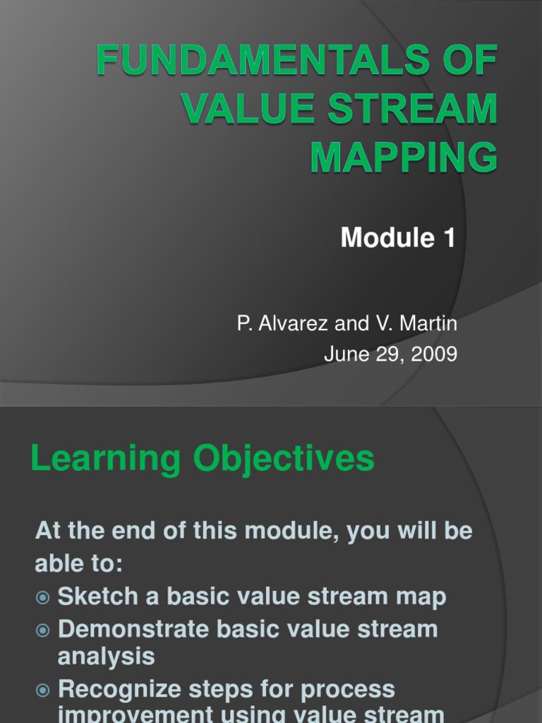 Value Stream Mapping Fundamentals | PDF | Lean Manufacturing | Systems ...