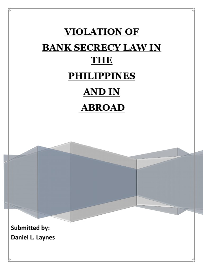 Violation of Bank Secrecy | PDF | Search And Seizure | Search Warrant