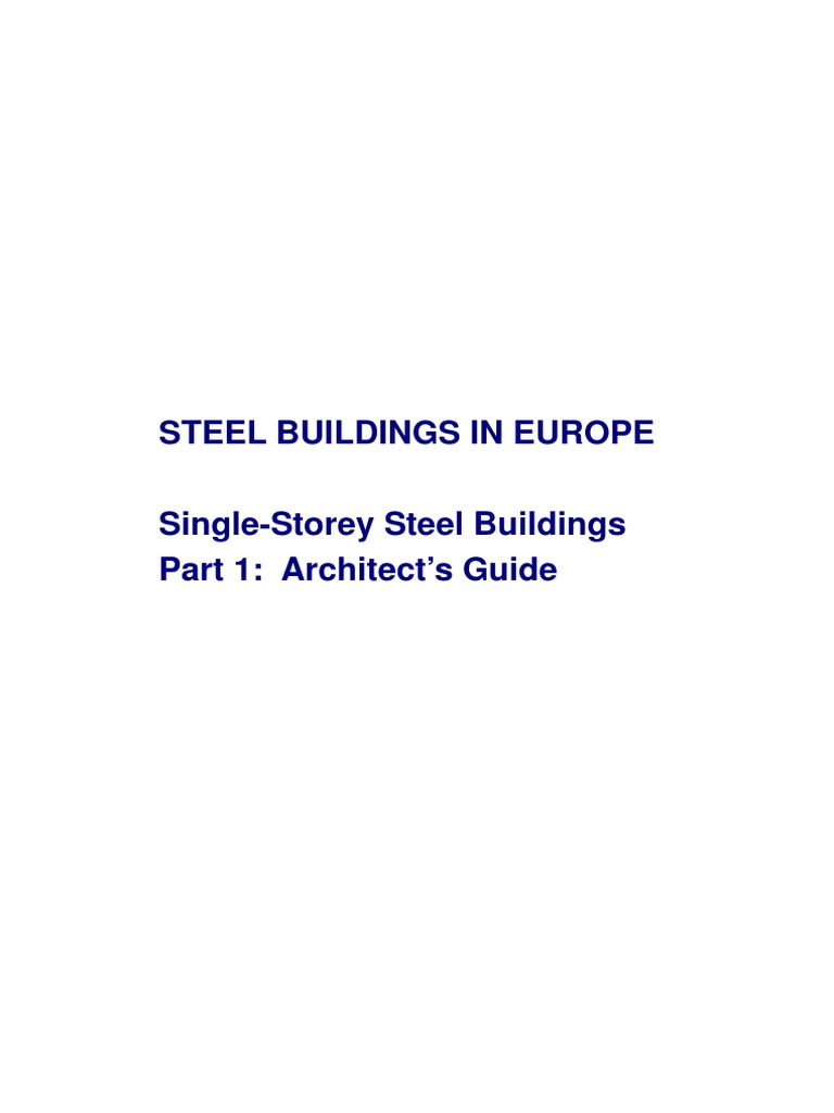 Single-Storey Steel Buildings | PDF | Truss | Framing (Construction)