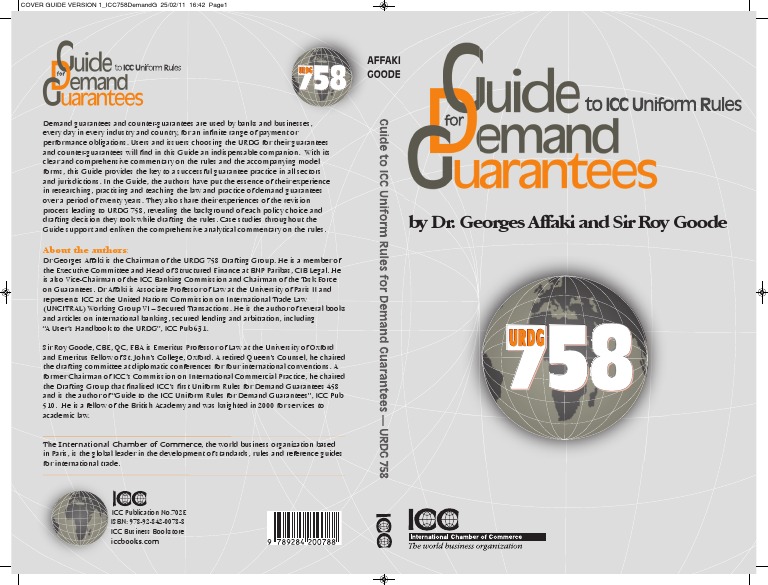 ICC758 Demand Guarantees | PDF | Economies | Government