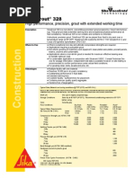 Sikagrout 928 | PDF | Strength Of Materials | Concrete