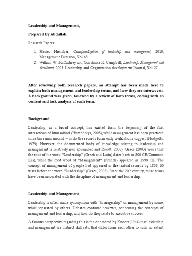 Leaderhisp and Management Assignment | PDF | Leadership | Motivation