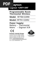 Worcester Digistat Optimiser Programmable 7 Day Room Thermostat System ...