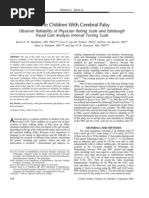 Edinburgh Visual Gait Score Overview | PDF | Foot | Anatomical Terms Of ...