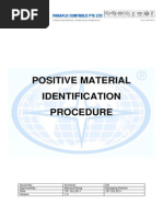 Positive Material Identification Procedure: Index | PDF | Calibration | Verification And Validation