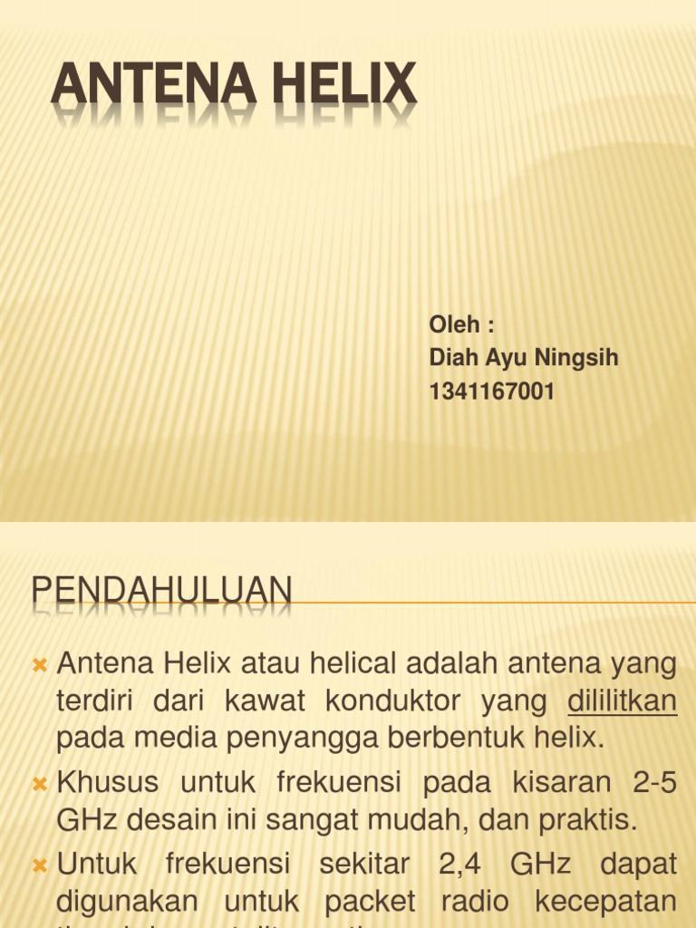 Antena Helix | PDF