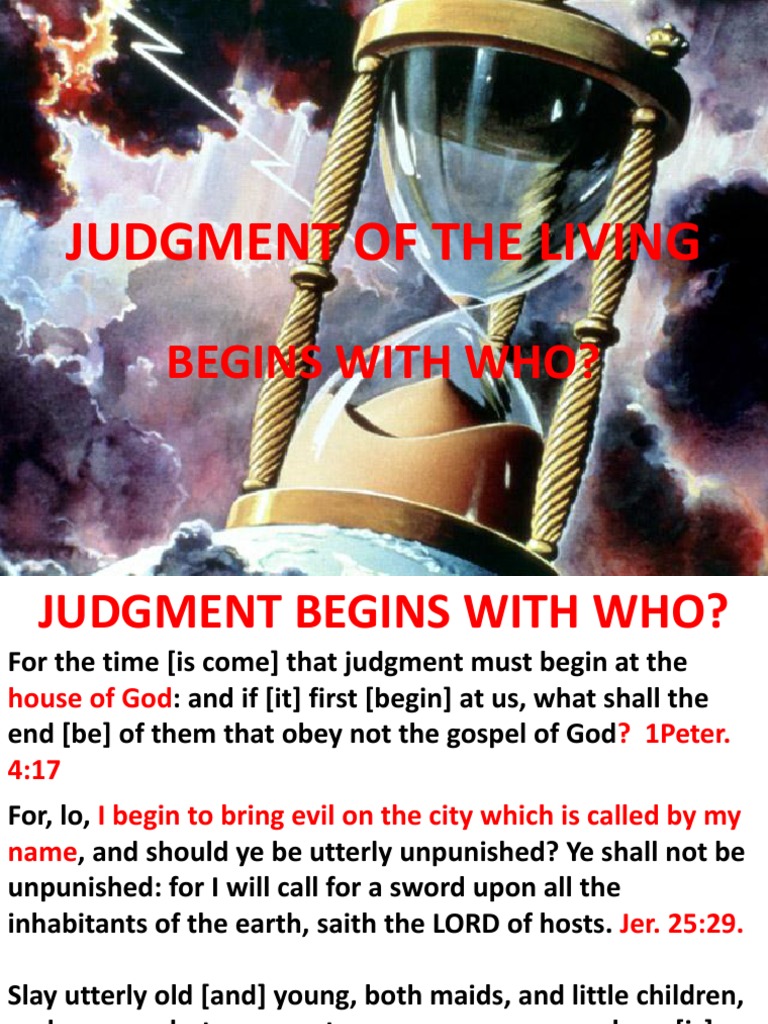 Judgment of the Living | Last Judgment | Repentance