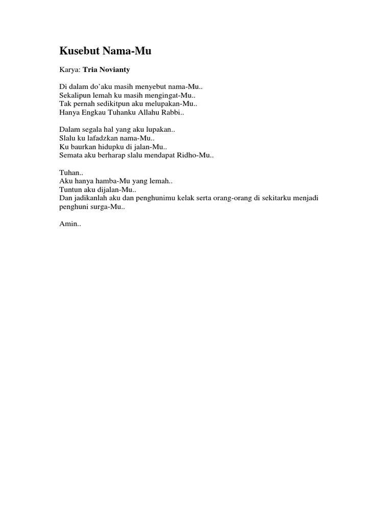 Puisi OLKA 2014 | PDF