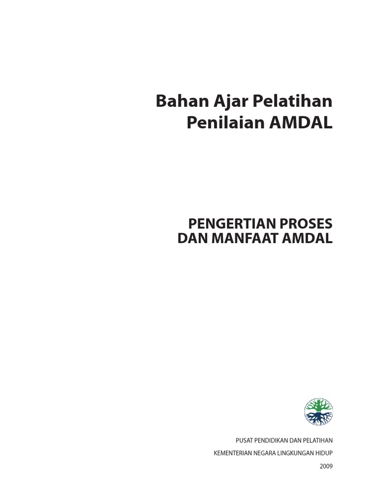 Pengertian Proses Dan Manfaat Amdal | PDF | Seni