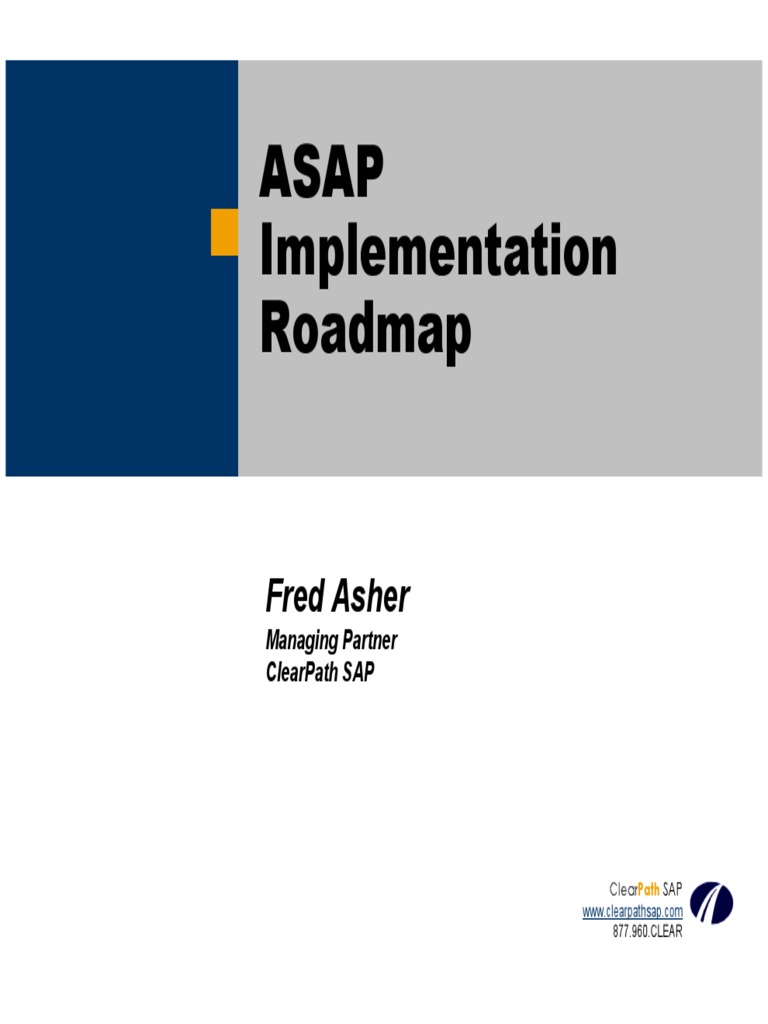 ASAP Roadmap | PDF