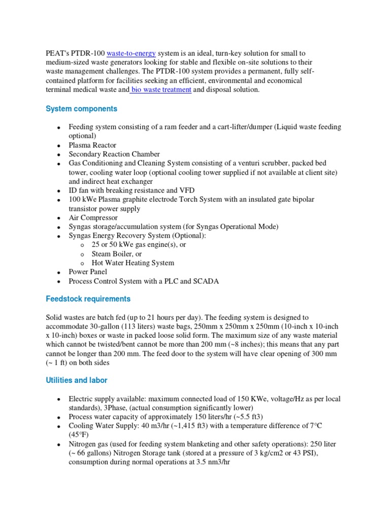 Peat 100 | PDF | Waste Management | Waste