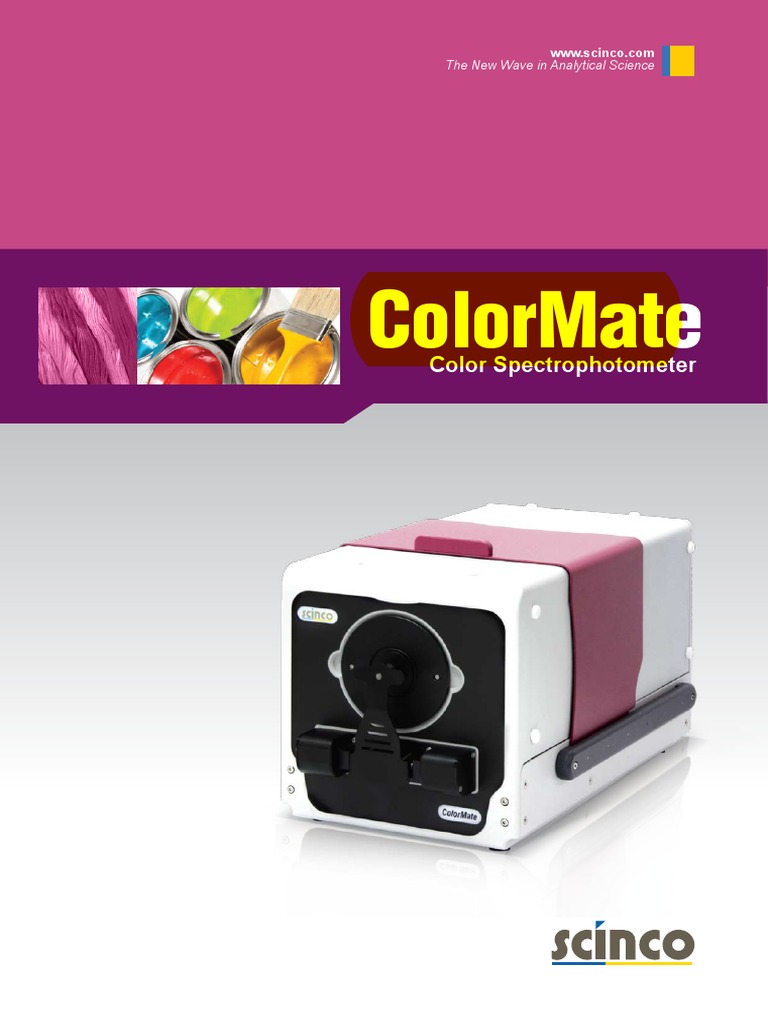 ColorMate Catalog | PDF | Spectrophotometry | Optics