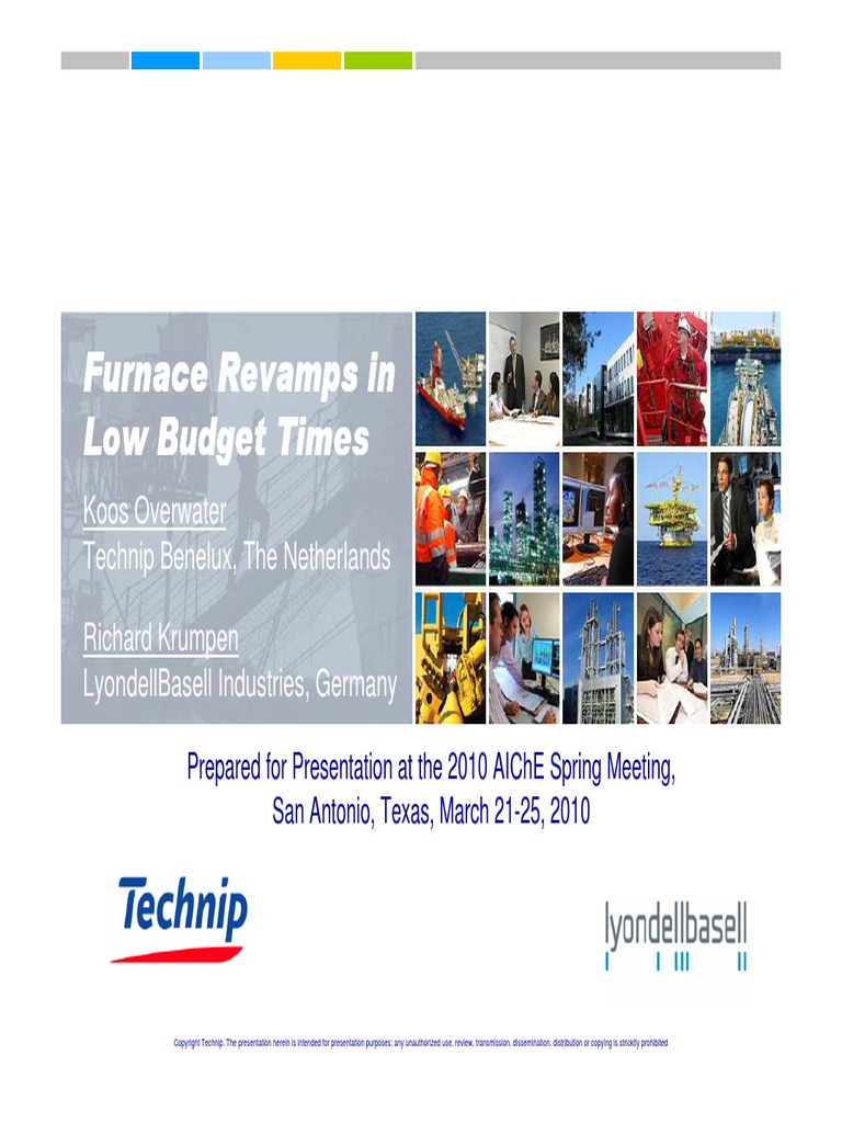 3 Furnace Furnace Revamps Revamps Revamps in in Low Low Budget Times ...