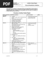 Willits Protocol for Achilles Rehab | PDF | Physical Therapy ...