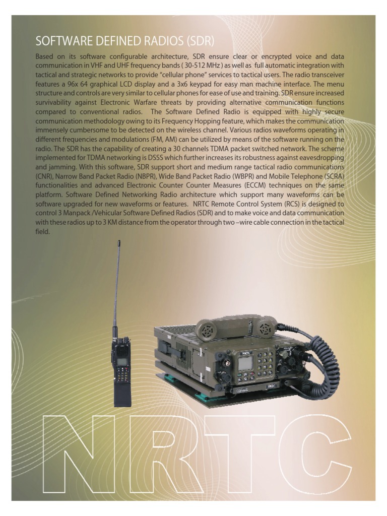 Software Defined Radios (SDR) | PDF | Software Defined Radio | Radio