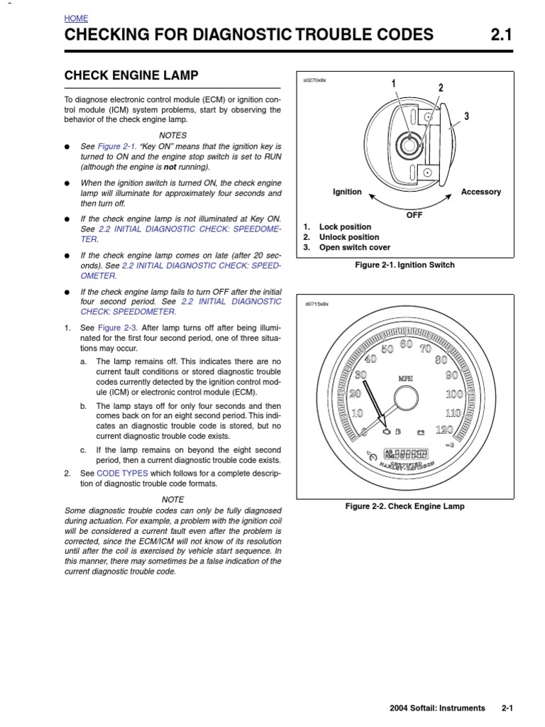 Harley Diagnostic Touble Codes | PDF | Electrical Connector | Battery ...