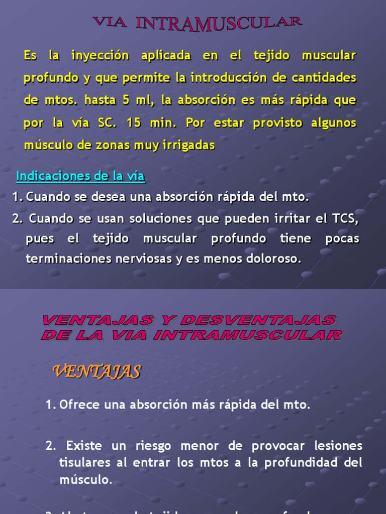 Via Intramuscular | PDF | Inyección (medicina) | Nalgas