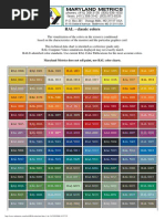Hempel Ral Colour Card | PDF | Blue | Green