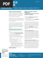 CSN_FA_Timeline | PDF | Student Financial Aid In The United States ...