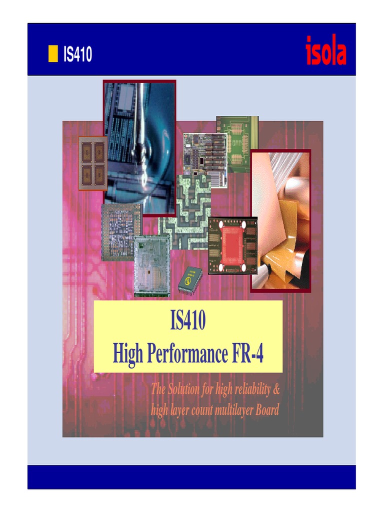 IS410 Isola | PDF | Epoxy | Materials